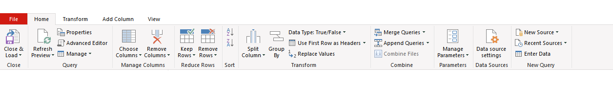 Power Query Editor - Def Excel