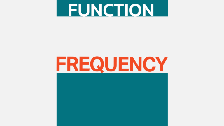 FREQUENCY (Function) - Def Excel